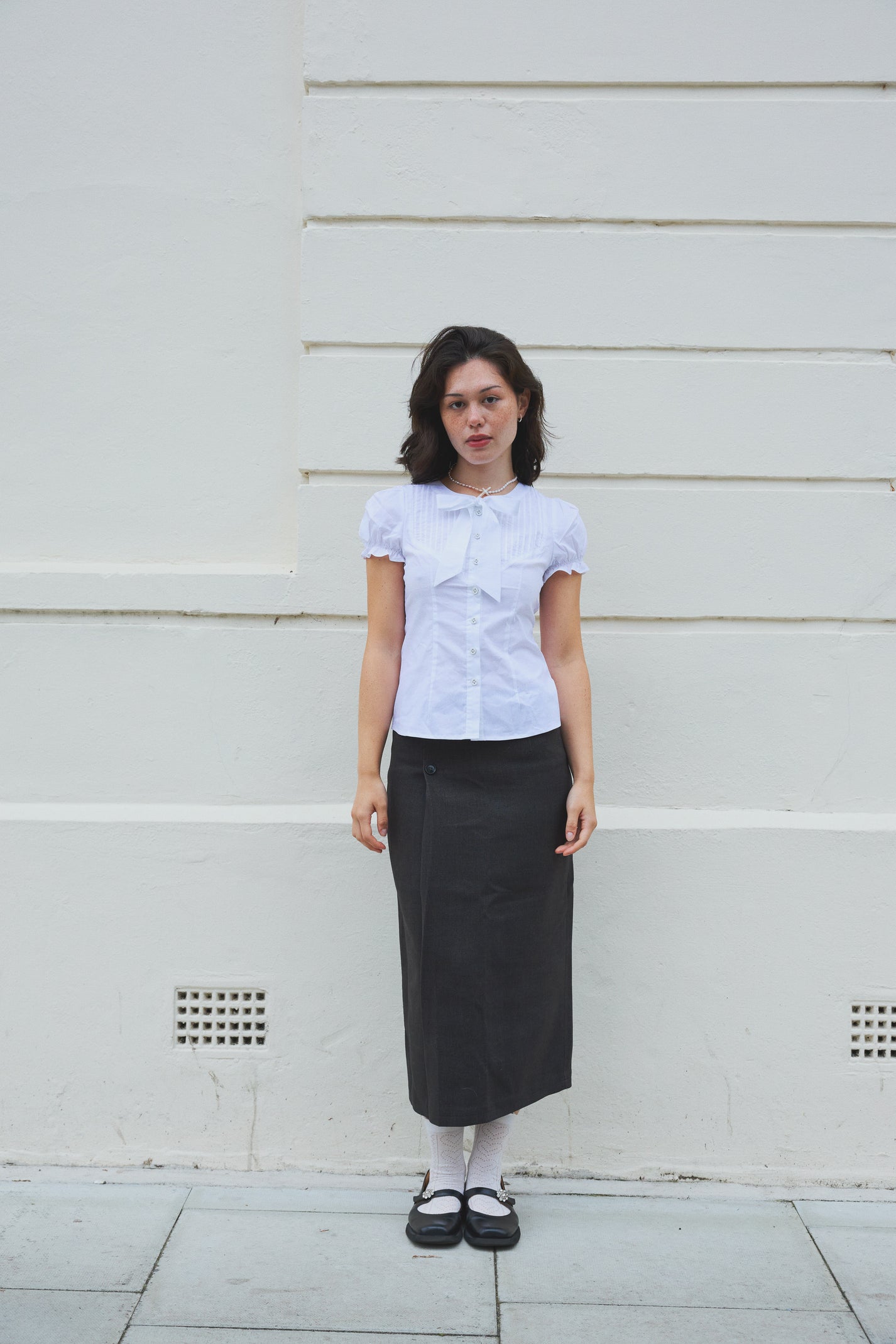 Herta Blouse | White – A ROOM LONDON