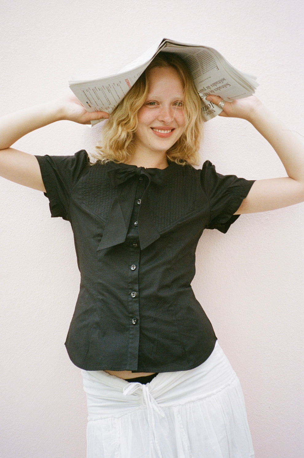 Herta Blouse | Black – A ROOM LONDON